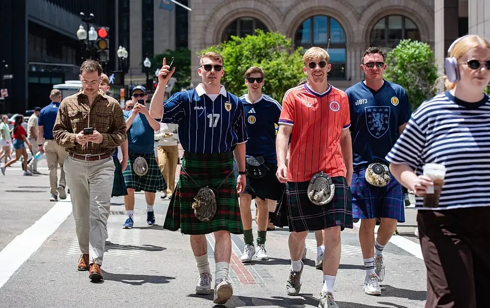 Scottish fans pack Boston, beer supplies run low