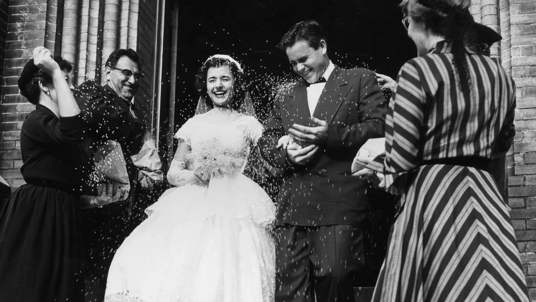 Rediscovered 1955 wedding film brings generations together