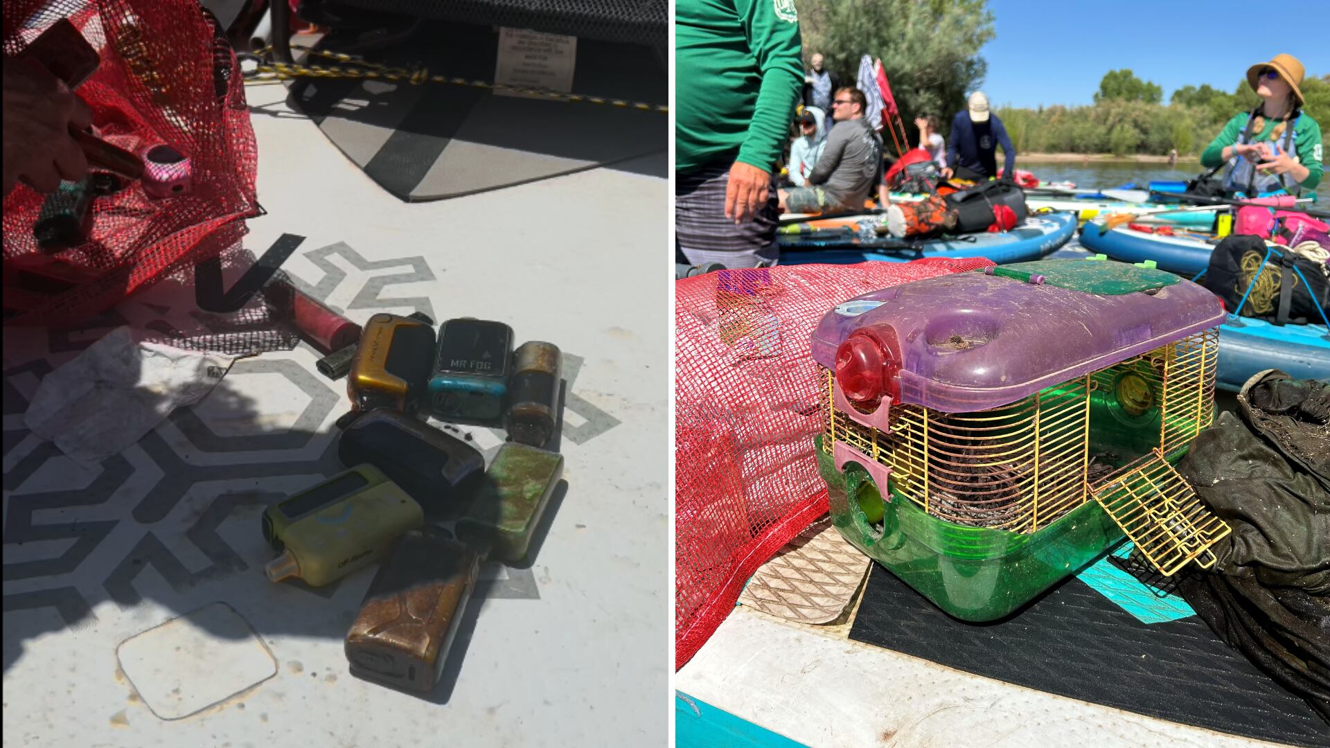 Vapes among 2,500 pounds of trash pulled from Salt River, raising ...