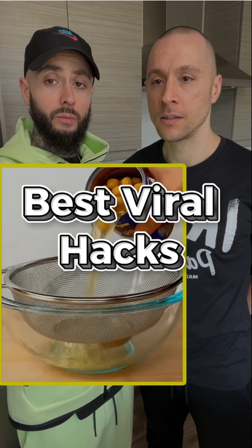 Viral hacks hologram trick lava lamp DIY homemade hummus