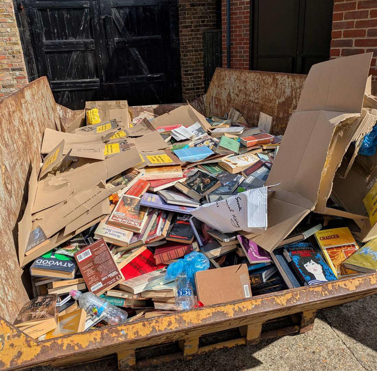 Mum’s anger over King’s School, Rochester, throwing books into skip