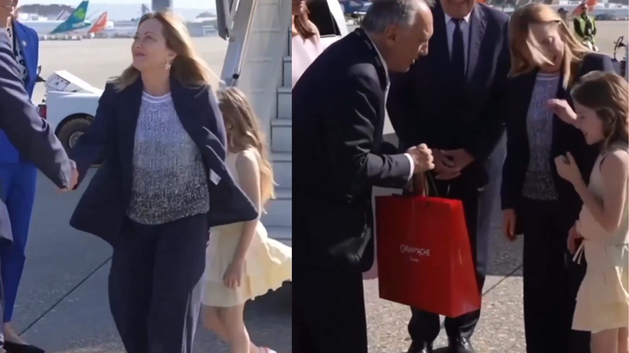 Giorgia Meloni's camera-shy daughter steals the spotlight at G7 by ...