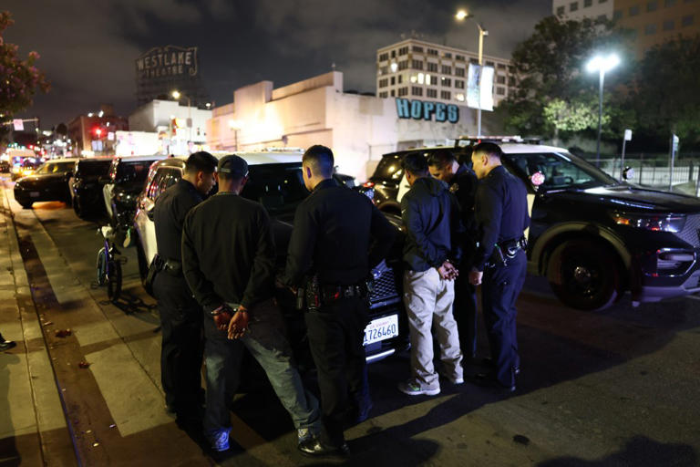 Cops rush drug-addled zombies in new blitz on LA’s notorious MacArthur Park