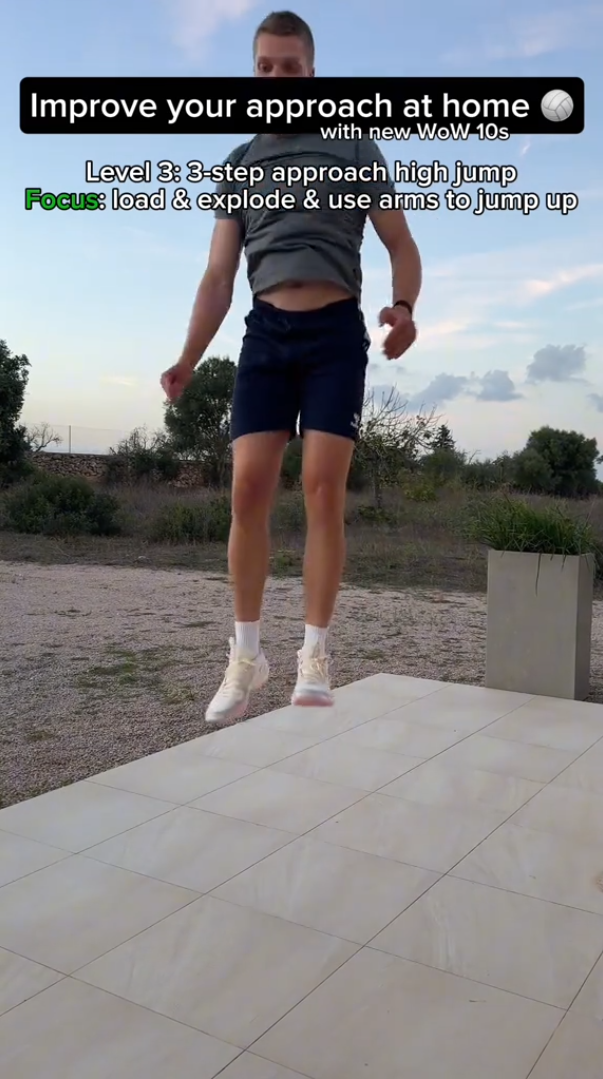 How To Improve Your Volleyball Approach At Home Simple Training