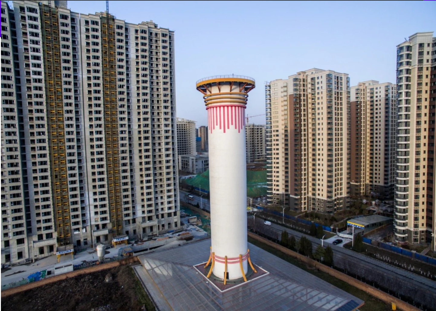 World's largest air purifier: Inside China's 20-storey tower designed ...