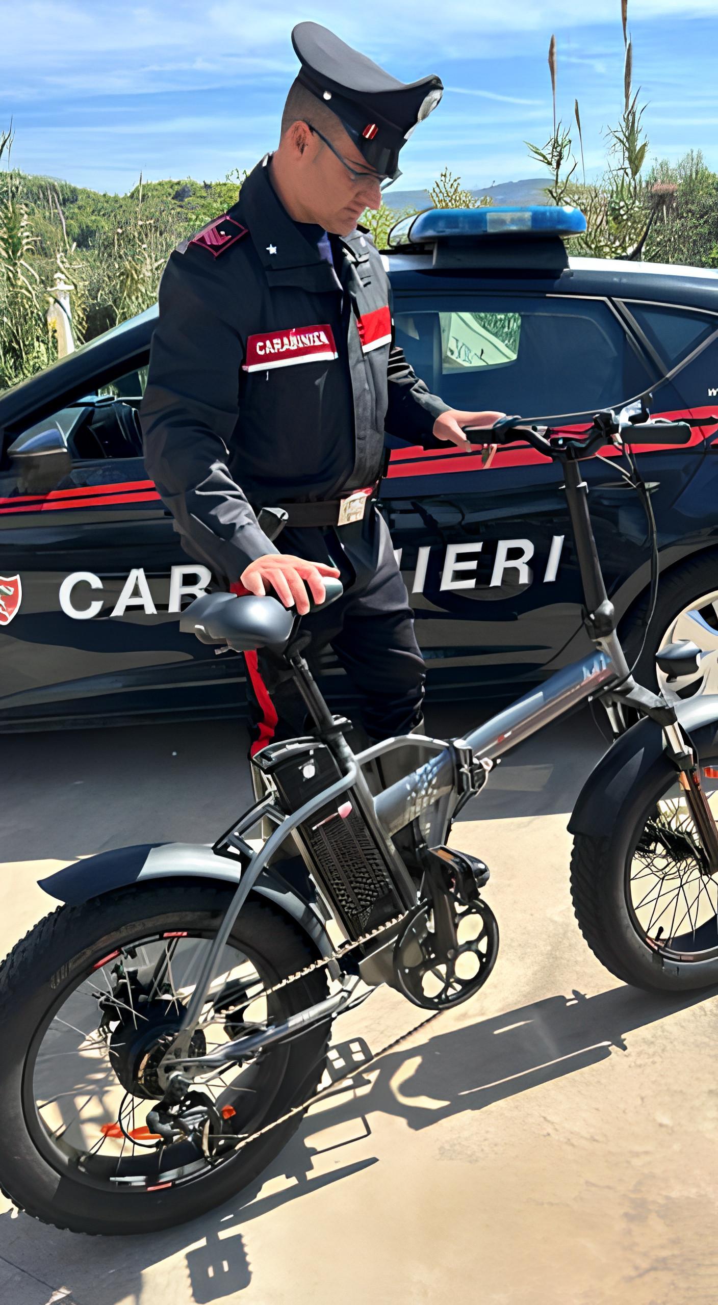 Fugge sulla bici rubata, incastrato in 24 ore