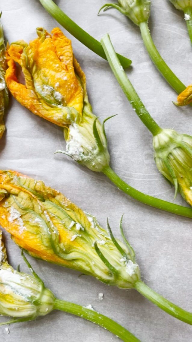 These stuffed squash blossoms are crispy, cheesy and irresistible