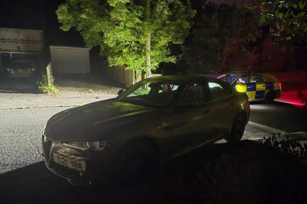 Three men found with cannabis during police patrol