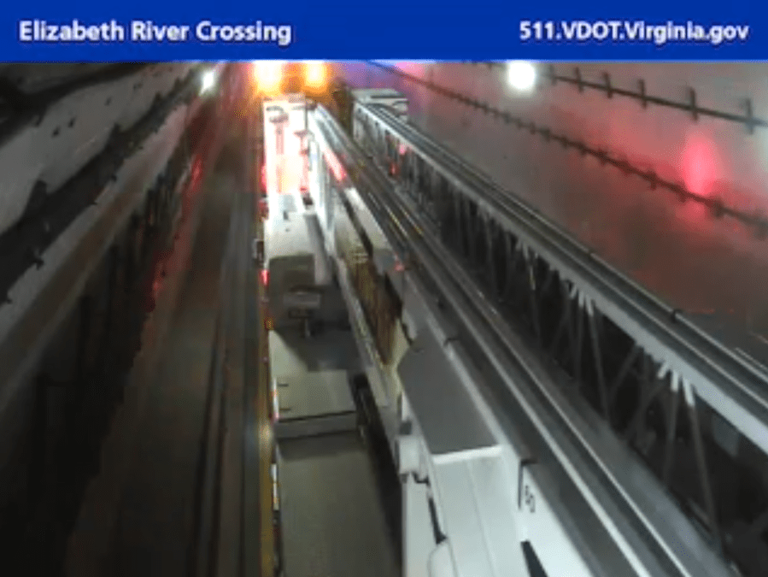 All lanes reopened after crash on I-264 West at Downtown Tunnel