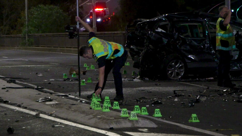 Driver arrested after four-car crash kills toddler, injures several others