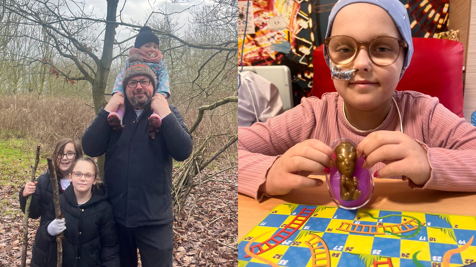 Dad saves lives of two young daughters by donating stem cells after ...