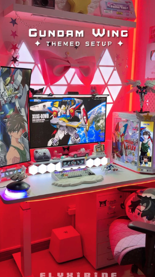 The ultimate Gundam Wing inspired battlestation setup