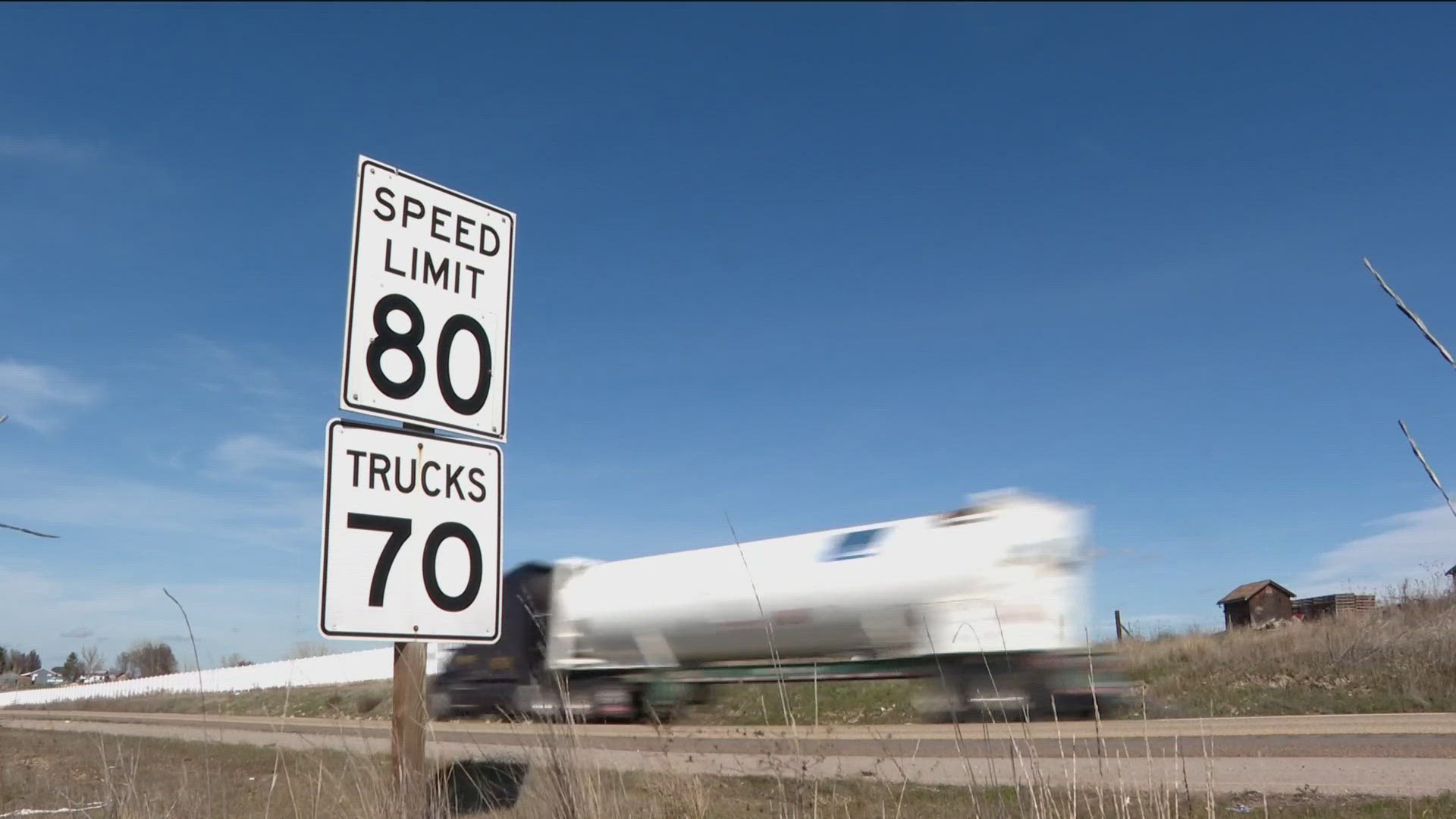 Speed limit signs for trucks to be removed from Idaho highways July 1