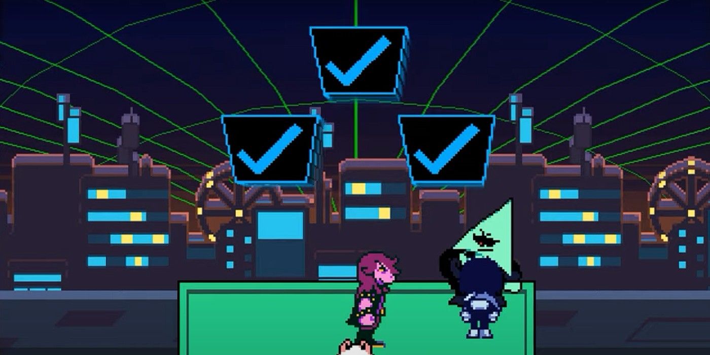 Deltarune: Where to find all of Hacker's blue checkmarks