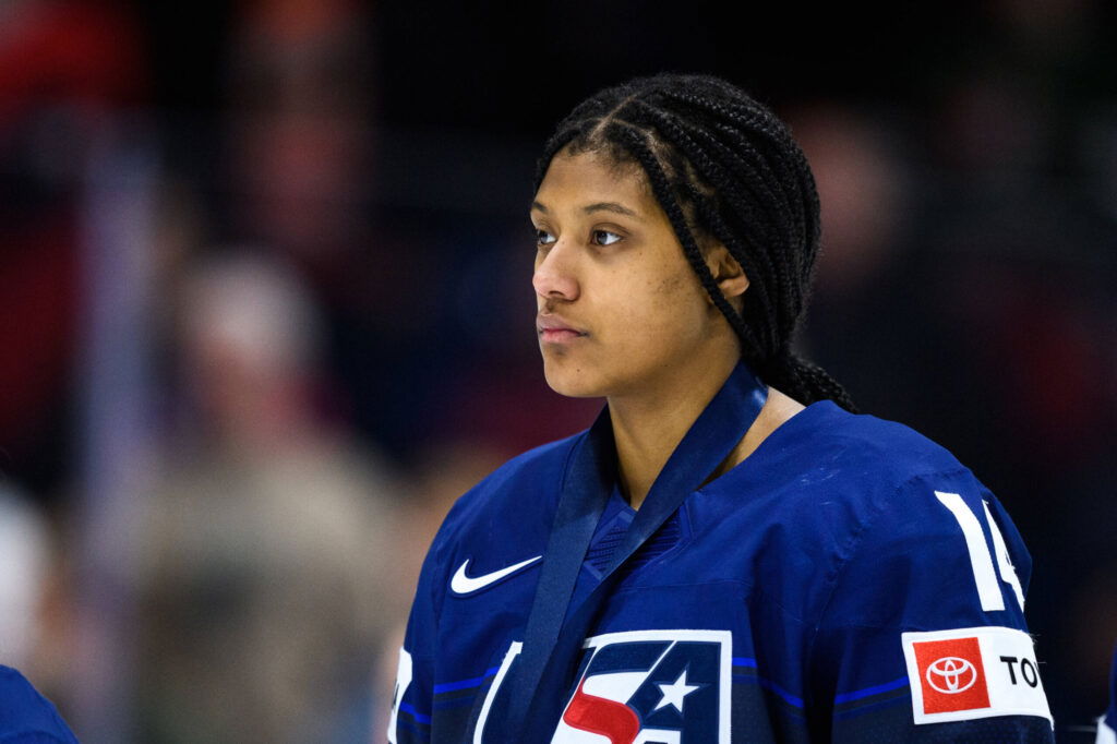 Olympic gold medalist Laila Edwards begins PWHL journey with San Jose