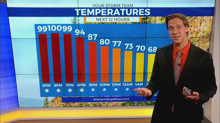 Temperatures near 100 degrees are sticking around