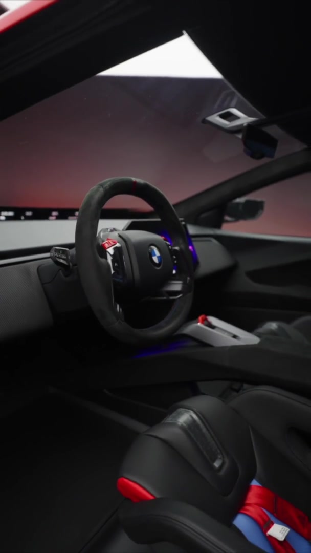 Das BMW M Concept Neue Klasse - fahrerorientiertes Cockpit für ein ...