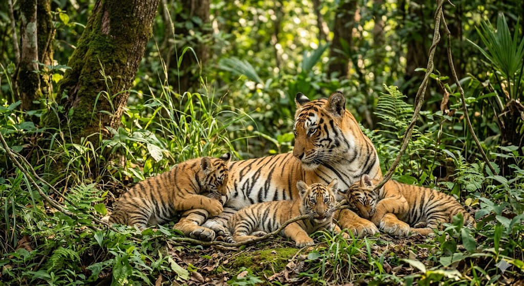 Top 10 countries with the largest tiger population in the world