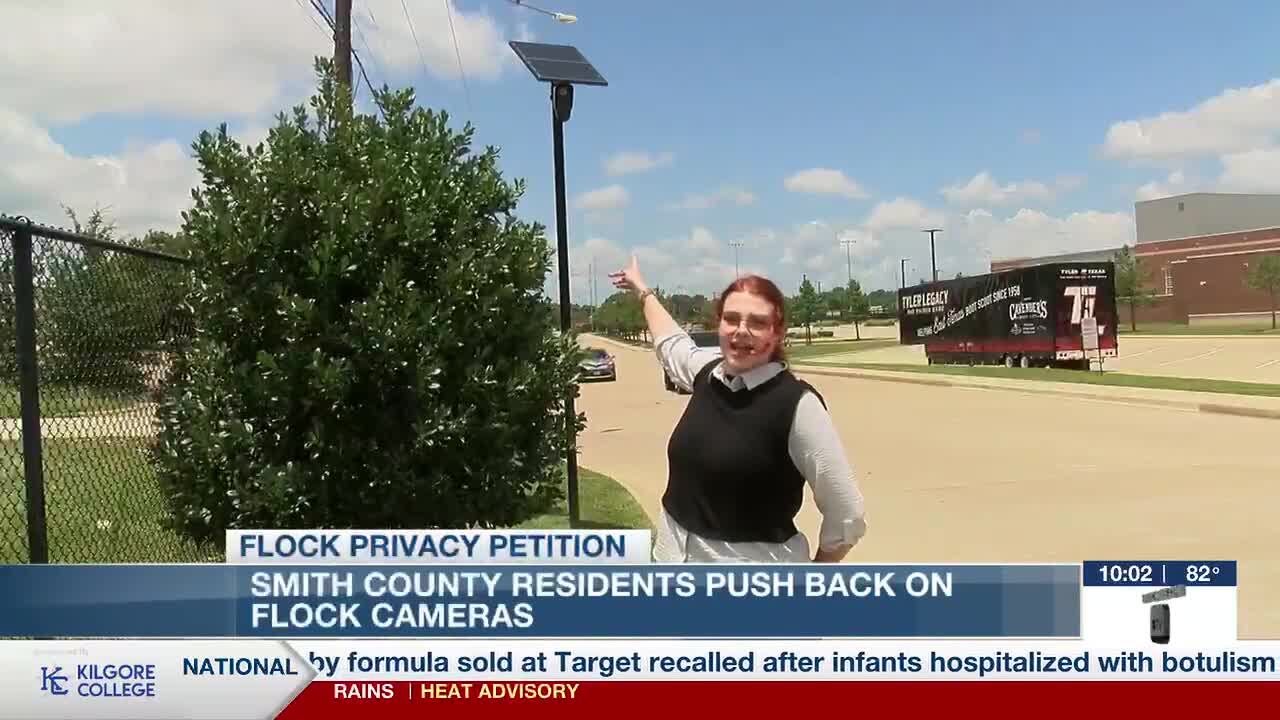 Group’s petition seeks removal of Flock license plate cameras in Tyler