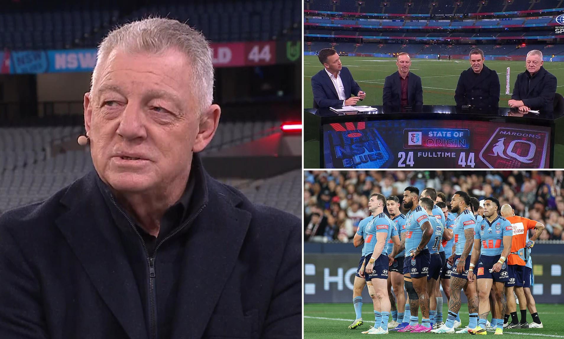 See the awkward moment Phil Gould silences his Nine co-hosts with ...