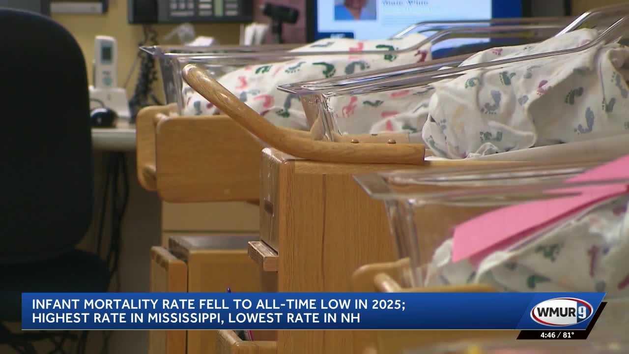 CDC: New Hampshire has lowest infant mortality rate in US