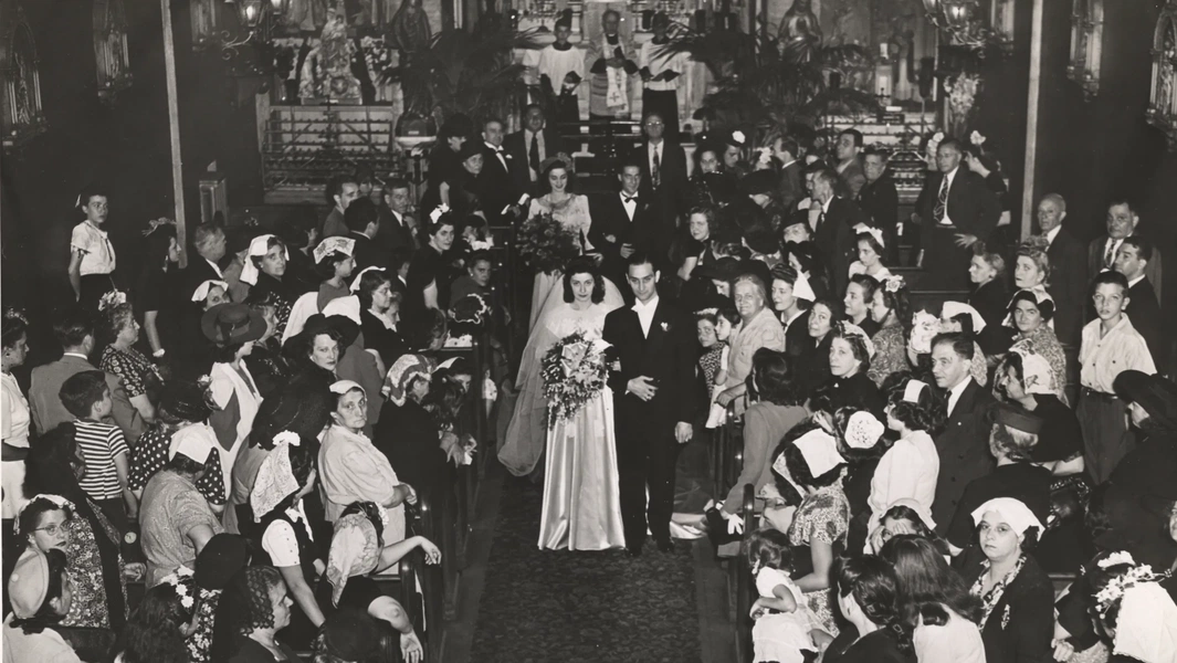 Rediscovered 1955 wedding film brings generations together