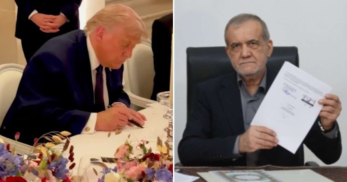 'It's signed': Trump, Iran president announce electronically signing a ...