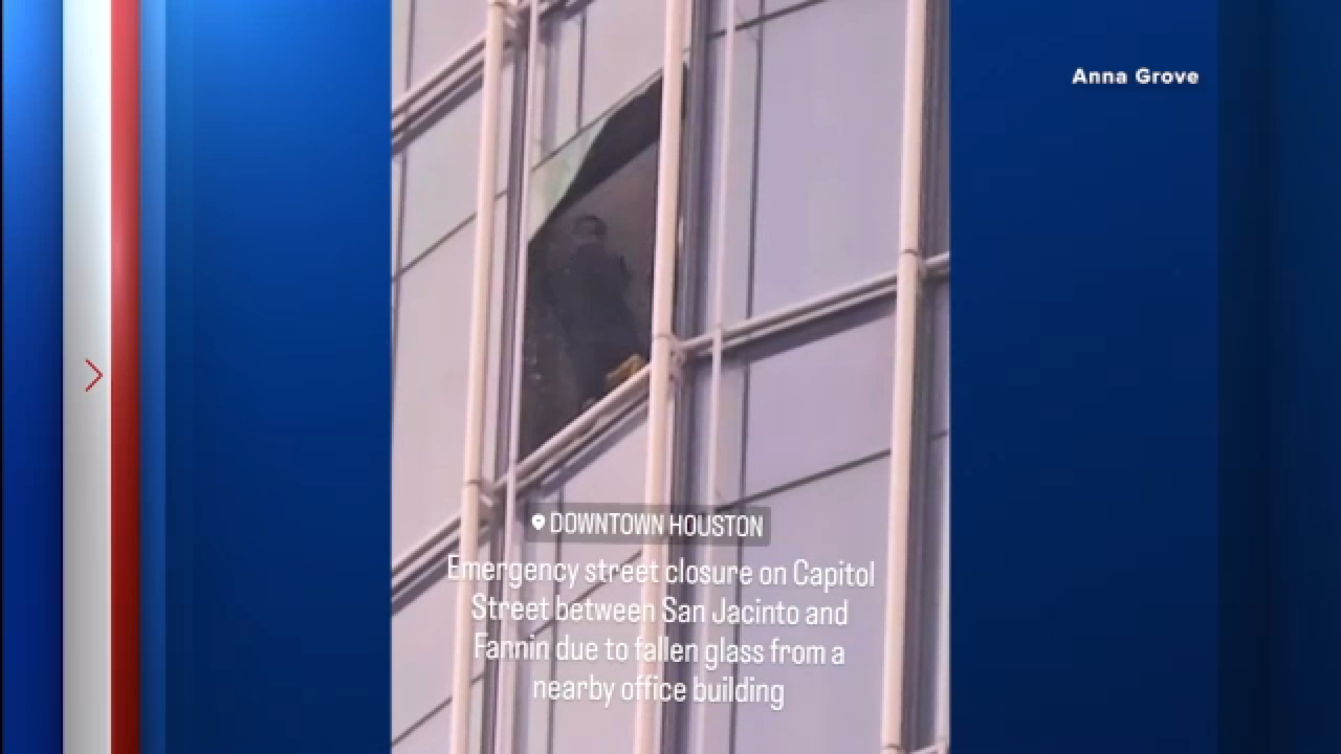 HPD responds to reports of falling glass from downtown Houston office ...