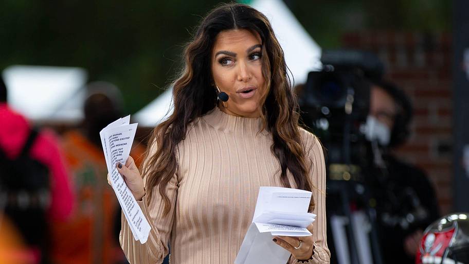 Former ESPN star Molly Qerim shows off denim shorts fit in Spain