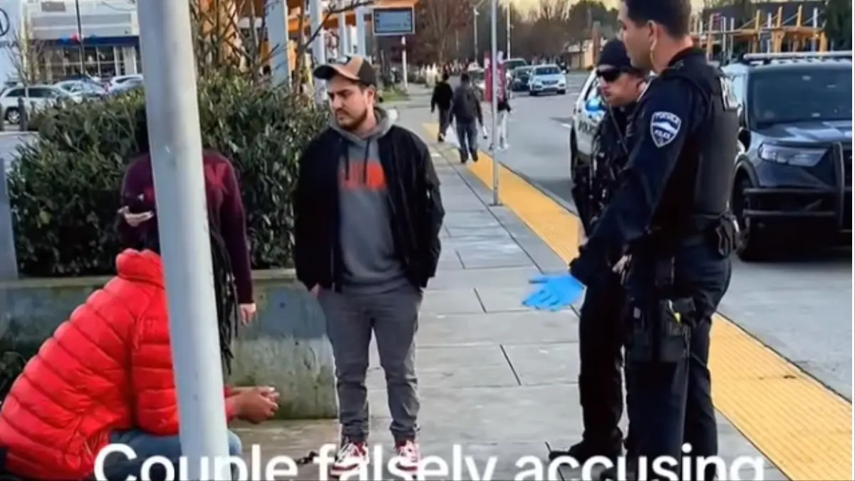 He had the bag on him!: Washington couple accuses Black man of theft ...