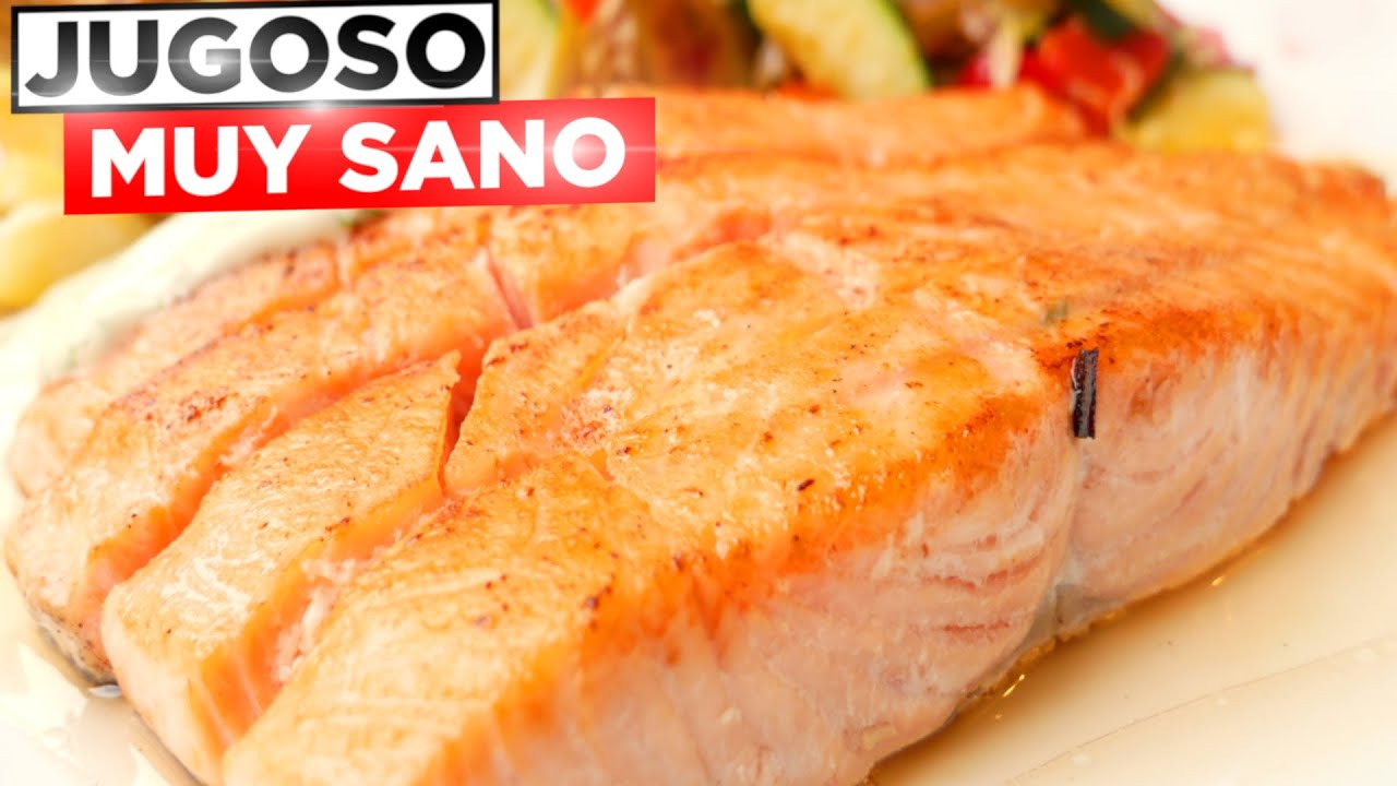Salmón con patatas y verduras estilo gourmet con mayonesa de eneldo