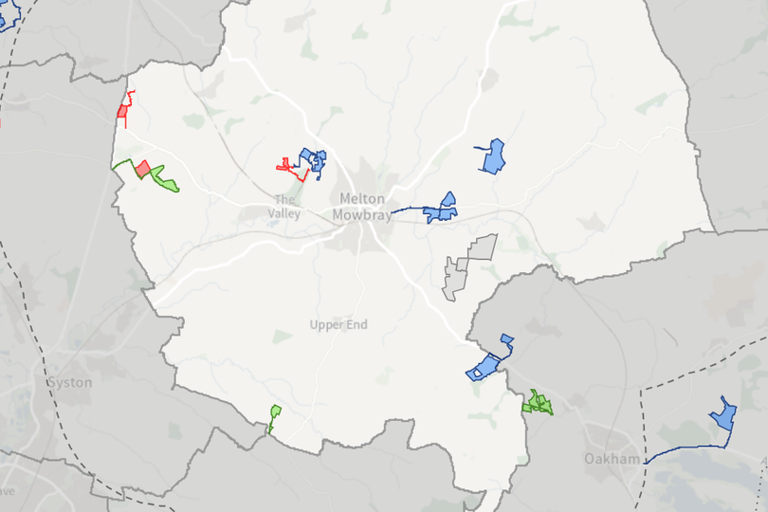 All the land marked for development in Leicestershire's capital of ...