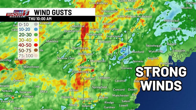 Strong winds and soaking rains: Breaking down a stormy Thursday