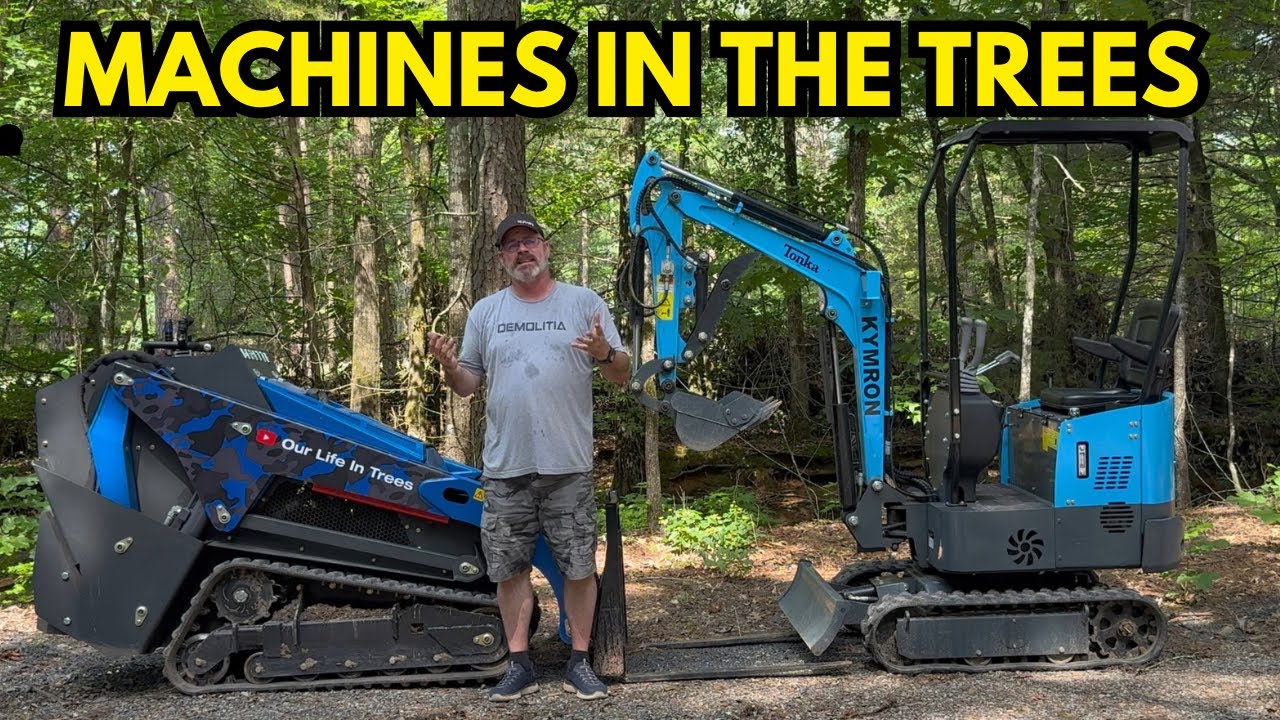 Property cleanup made easy with mini skid steer