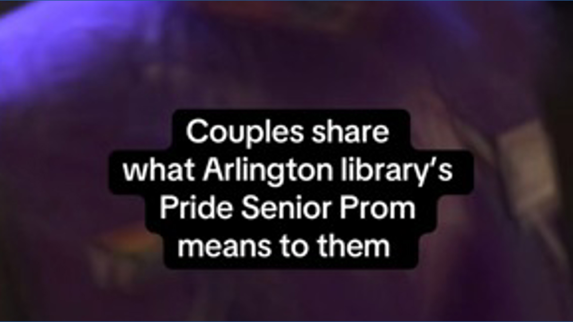 Couples share what Arlington library’s Pride Senior Prom means to them