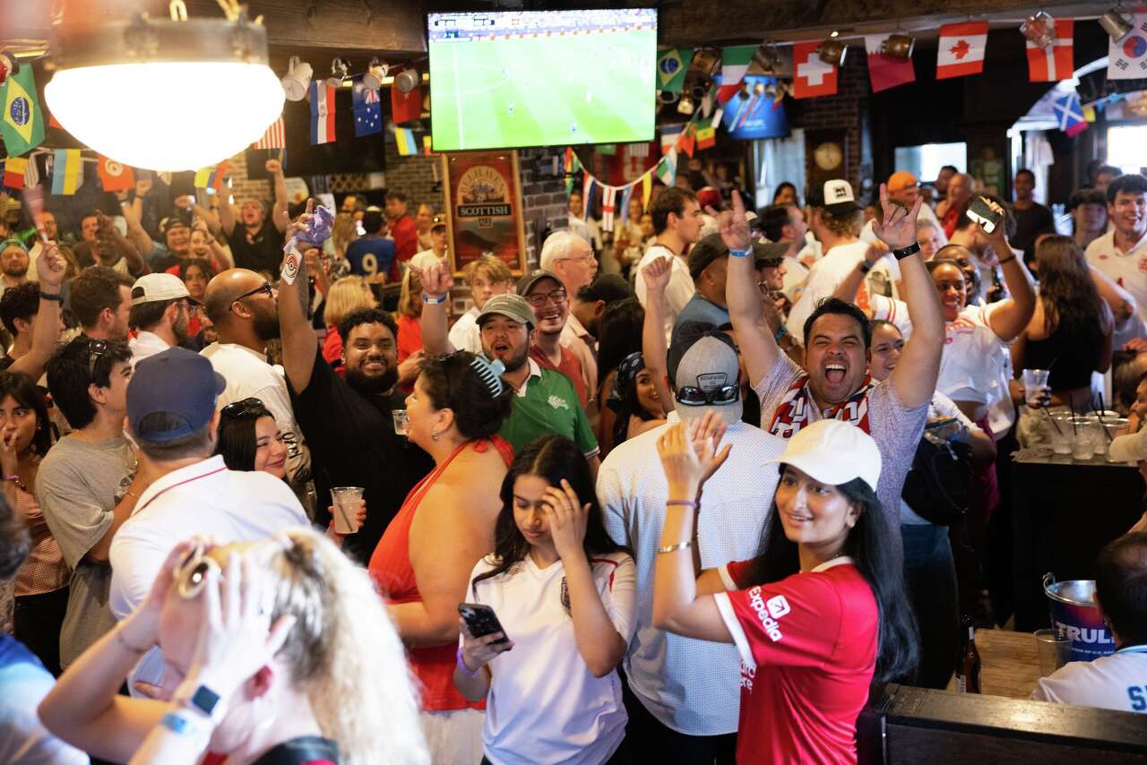 Watch: England fans in Dallas living it up after World Cup win over Croatia