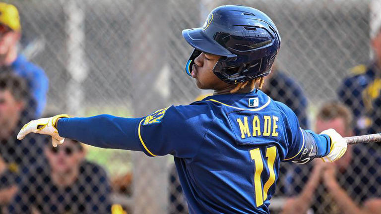Brewers' top prospect Jesus Made exits Double-A game due to injury