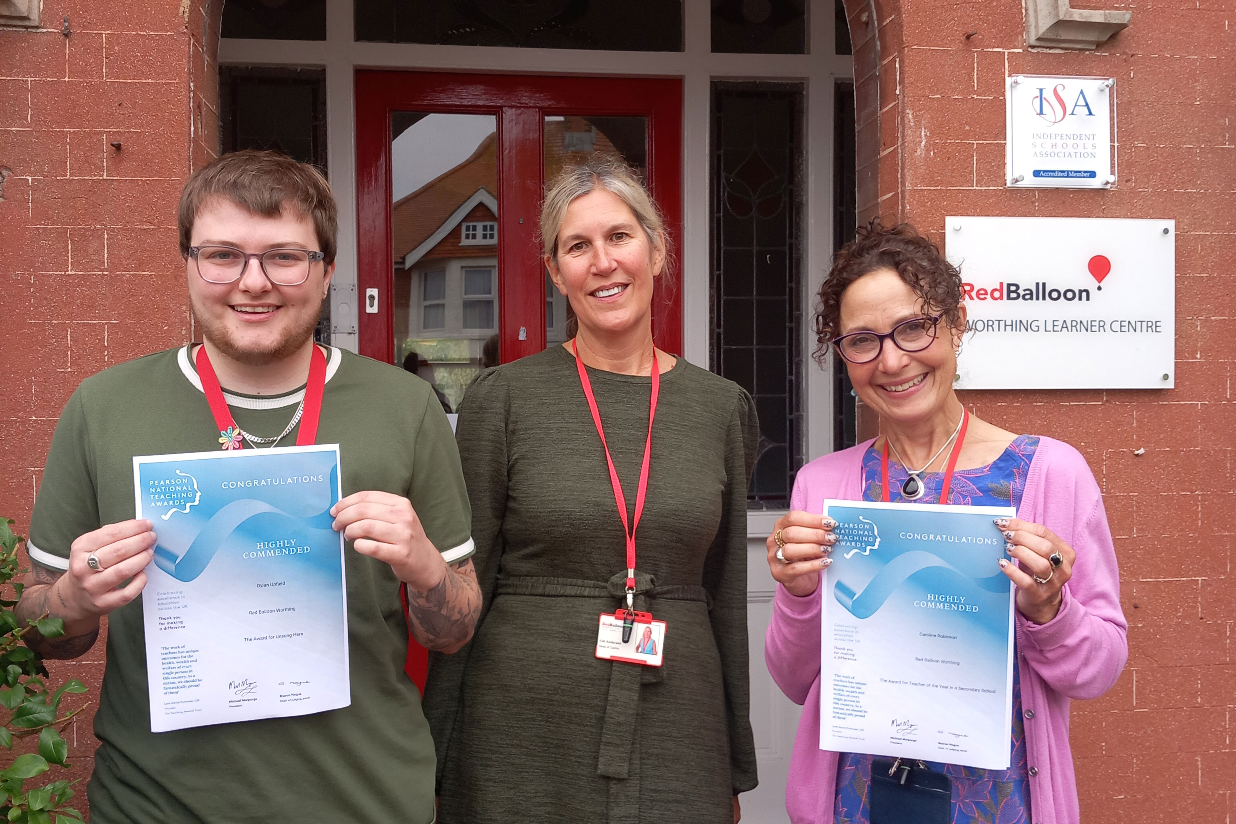 Red Balloon Worthing staff receive recognition from National Teaching ...