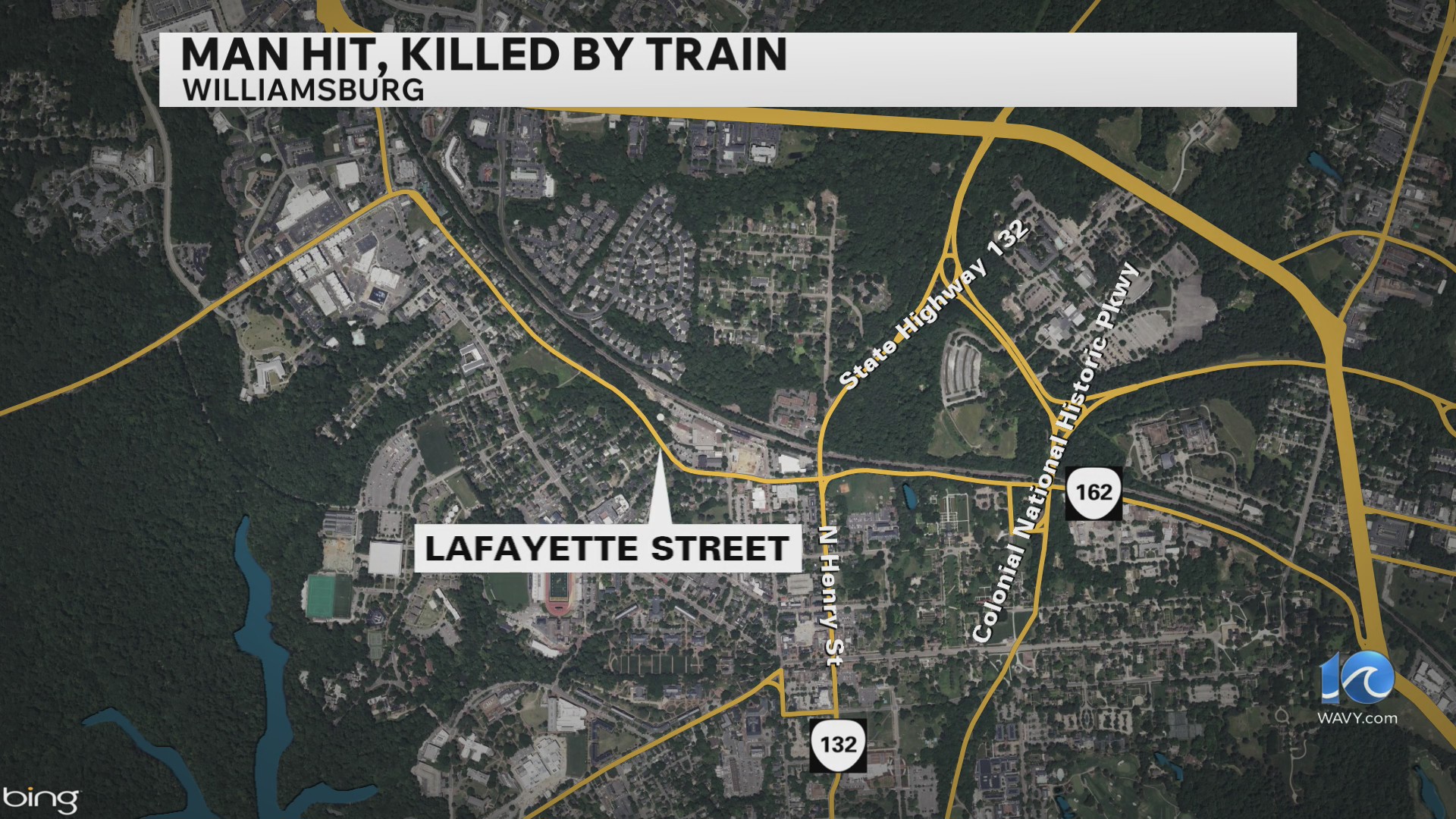 Man hit, killed by train in Williamsburg