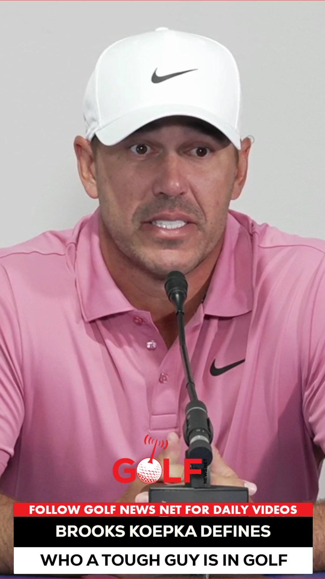 Brooks Koepka defines who he considered a tough golfer on the PGA Tour