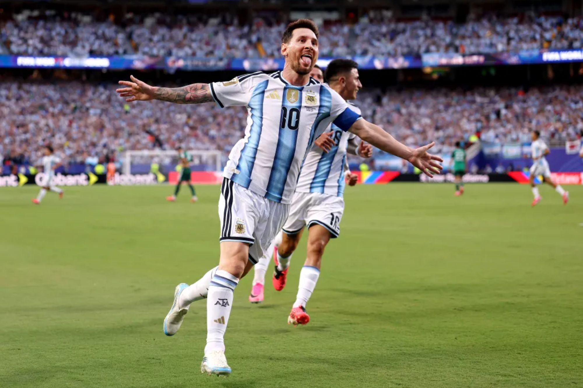 Lionel Messi’s first World Cup hat trick draw rave reviews from USMNT