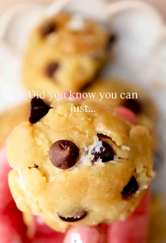 Easy no-bake cookie dough and vanilla ice cream dessert recipe
