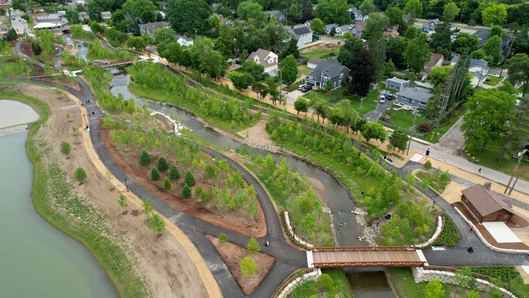 From racetrack to riverfront: Here's a look at Northville's new gem