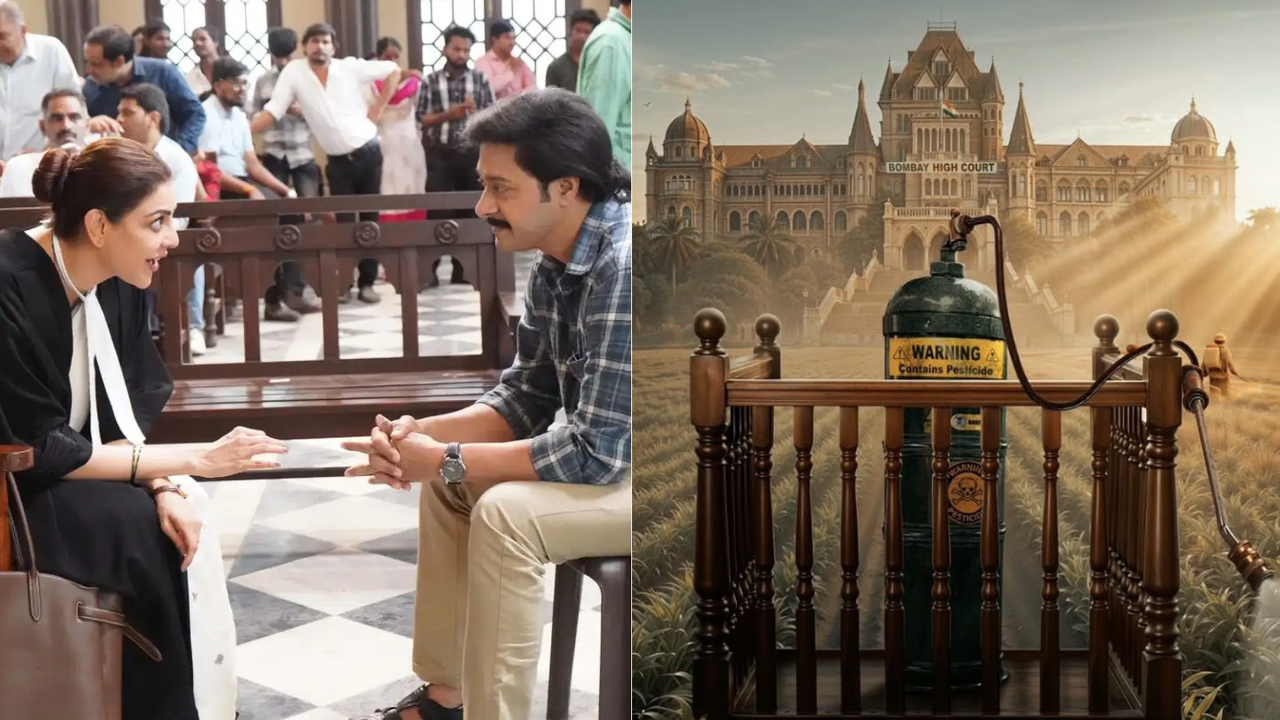 The India story: Shreyas Talpade, Kajal Aggarwal's first poster ...