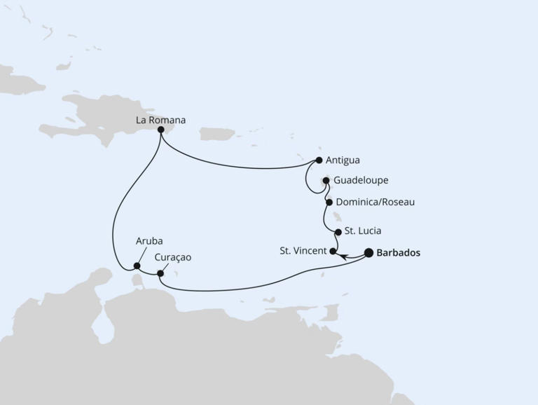 Karibik-Kreuzfahrt über Silvester: 14 Tage AIDAperla ab Barbados im ...