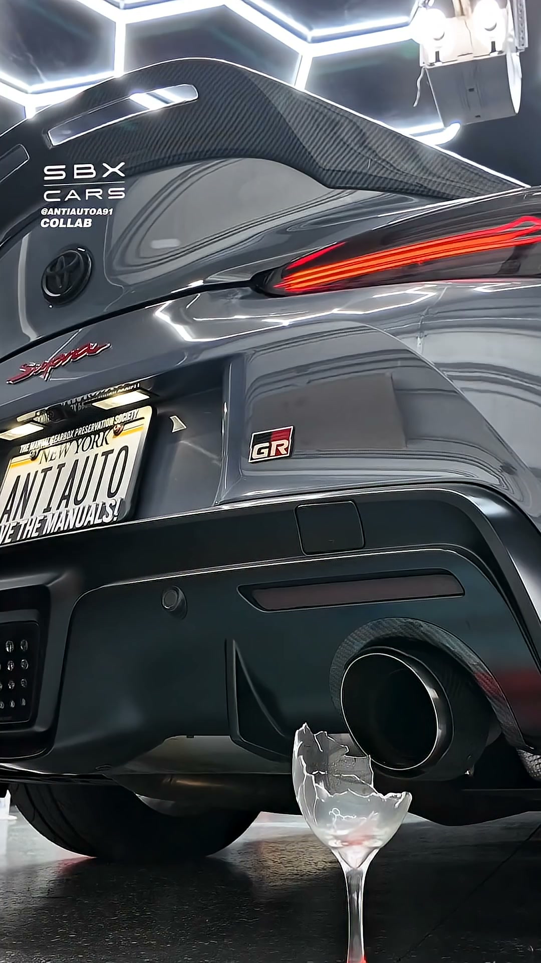 When a wine glass attends a car meet against its will