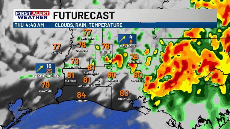 First alert forecast: Scattered downpours for our Thursday, as ...