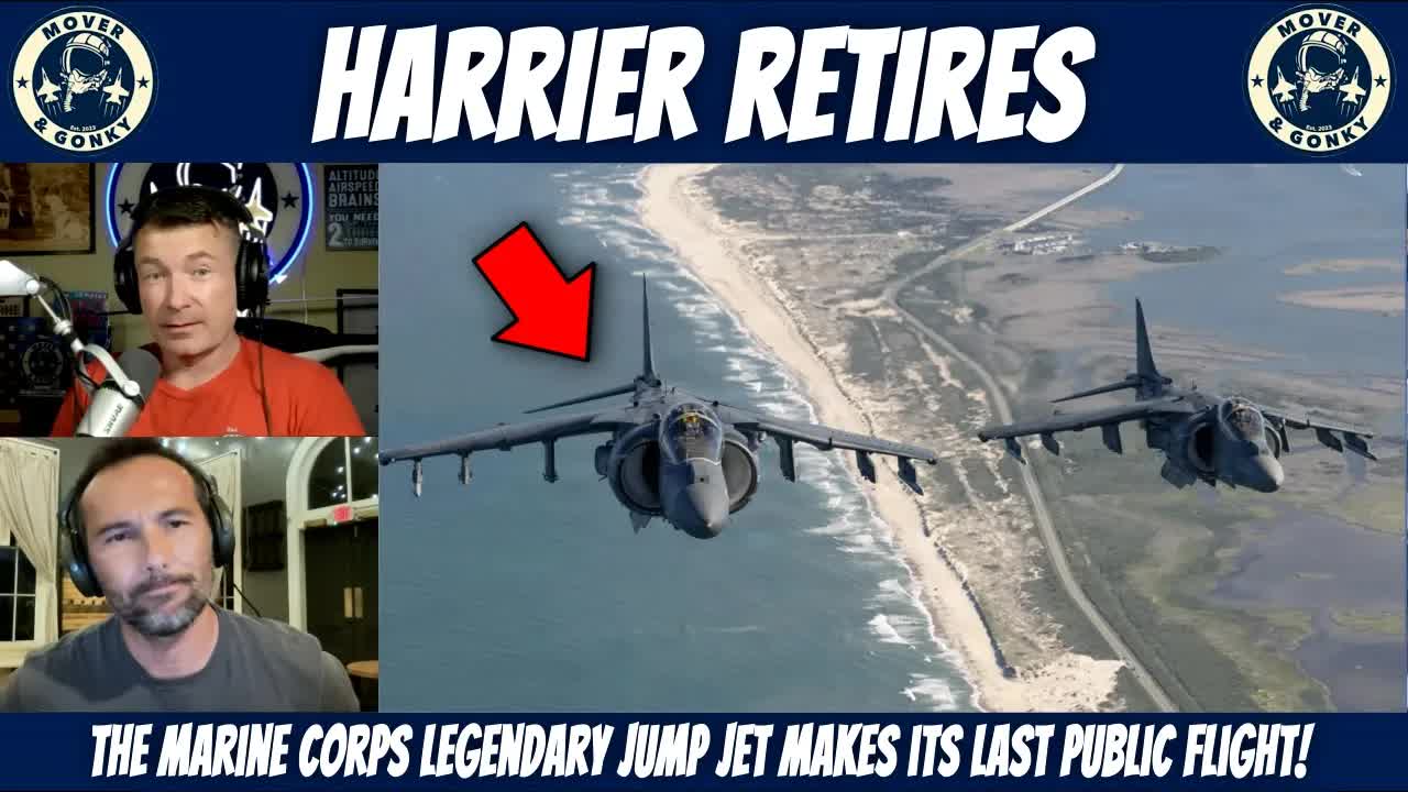 End of an era: US Marine Harriers retire