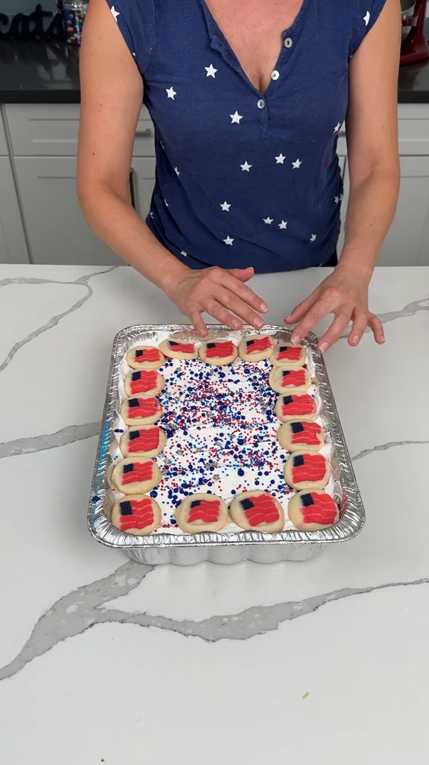 My favorite summer dessert ice cream sandwich cake is so easy and good