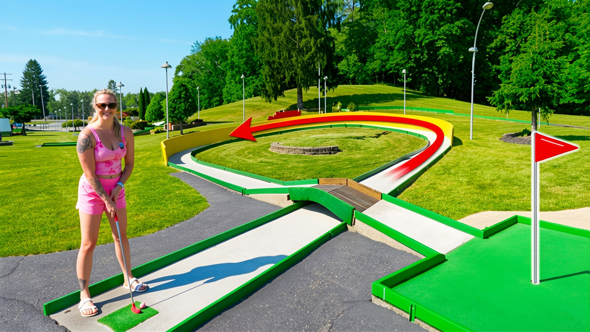 There is no other mini golf course like this! - Insane course!